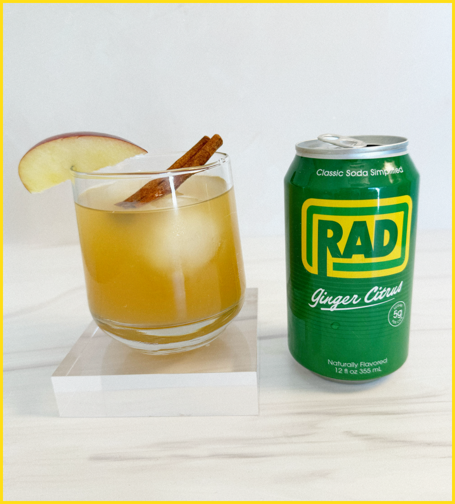 Ginger Apple Cider Fizz | Rad Soda