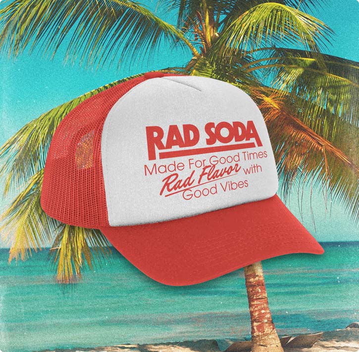 Rad Trucker Hat | Rad Soda